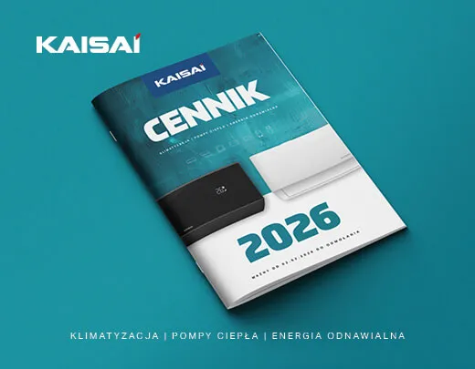 Nowy cennik urządzeń KAISAI od 2 lutego 2026 | Kaisai